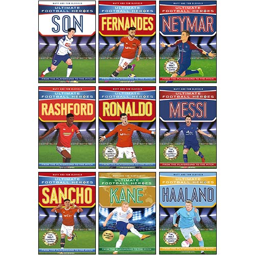 Amazon.com: Ultimate Football Heroes Series Collection 9 Books Set By ...