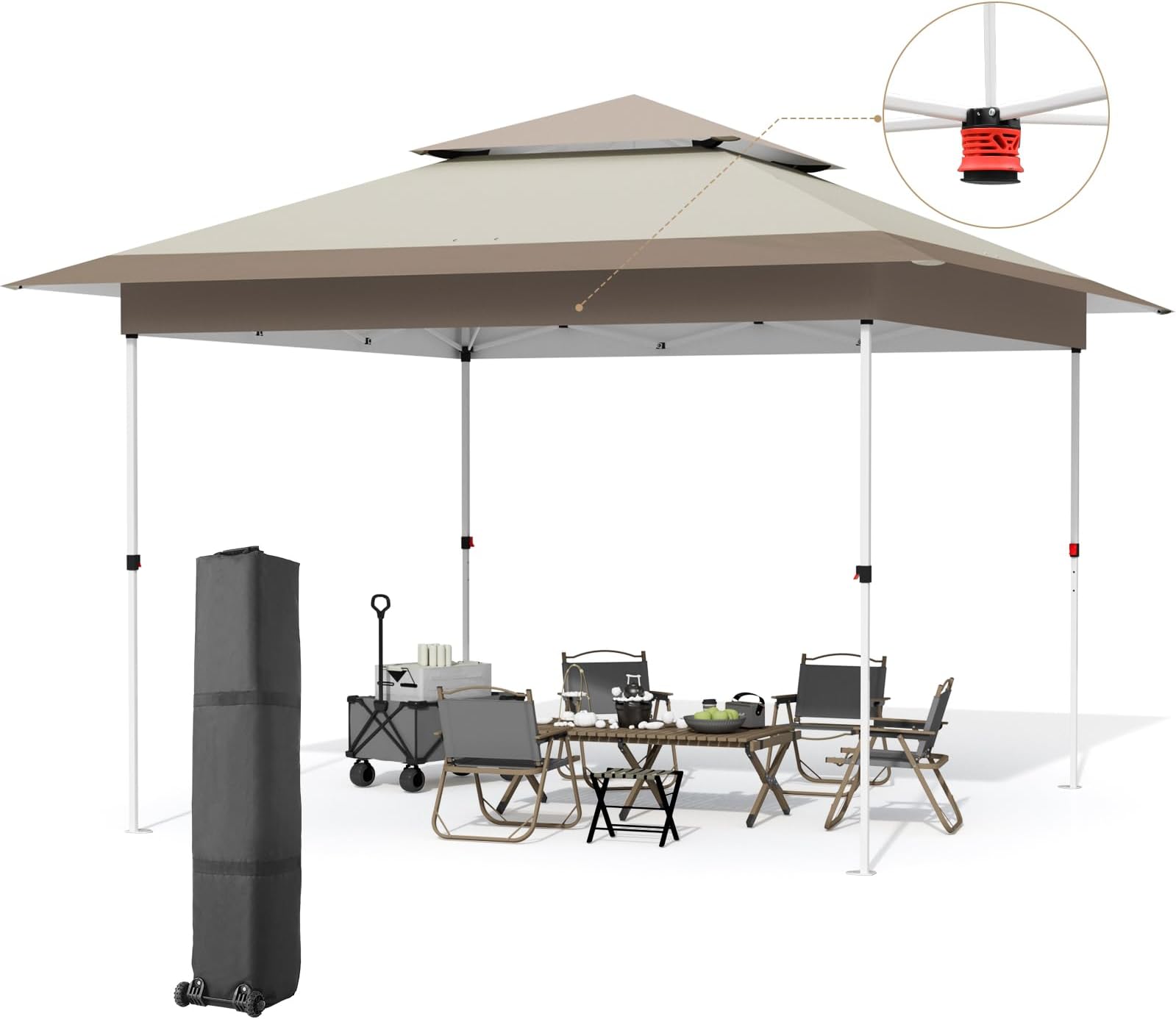 Amazon.com : MAMIZO 12x12 Easy Set-up Canopy Tent, Instant Outdoor ...