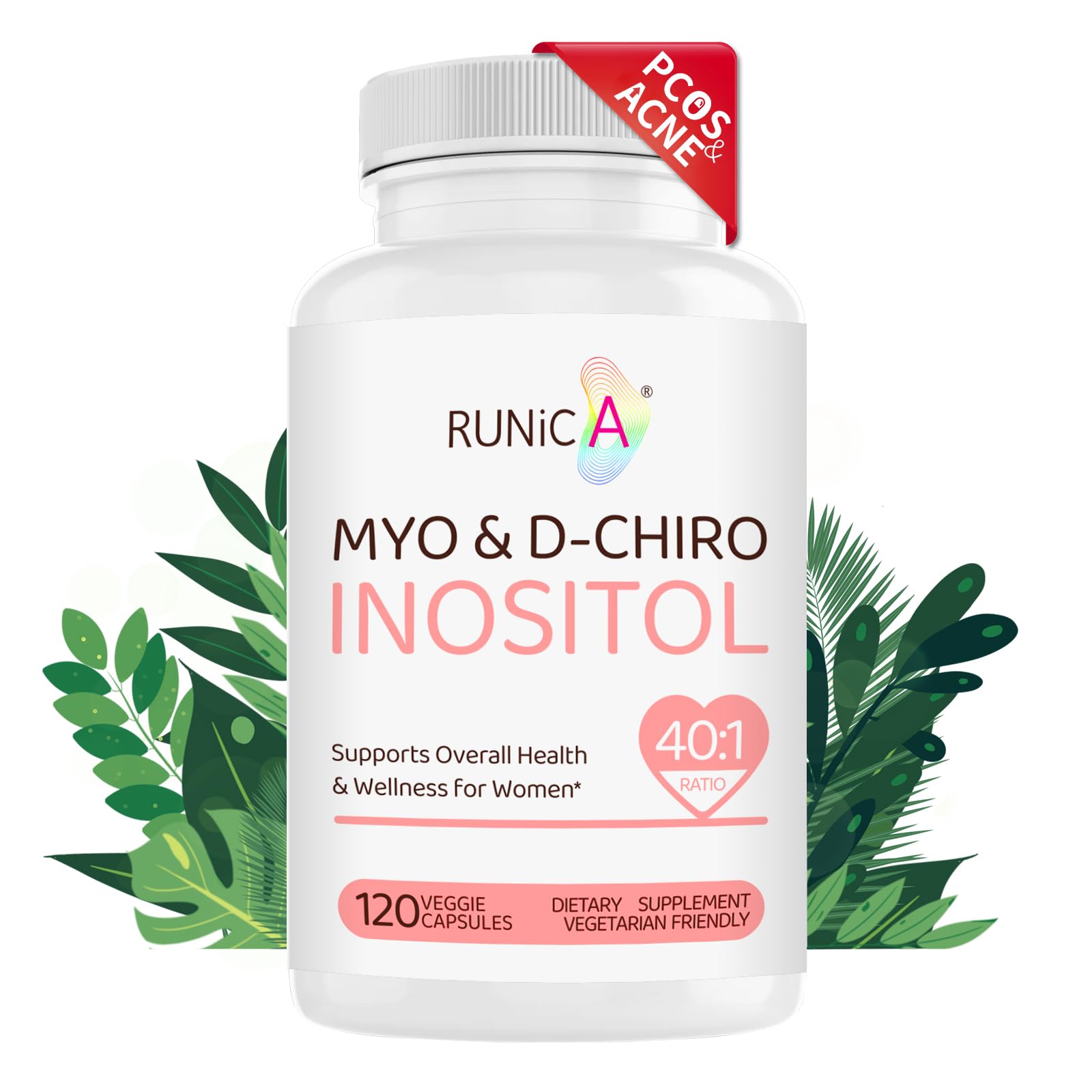 Buy Inositol Supplement - Myo-Inositol & D-Chiro Inositol 40:1 Ratio ...