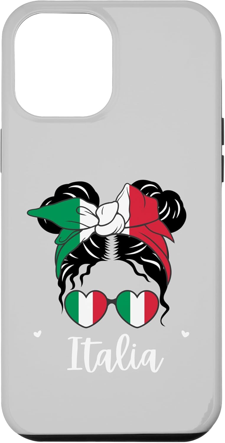 Amazon.com: iPhone 12 Pro Max Italia, Italy, Italian Girl, Italy Flag ...