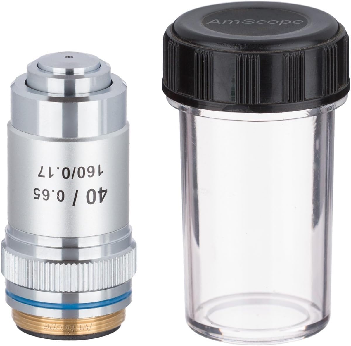 Amazon.com : 100X Fall Resistant Professional Microscope Objective Lens ...