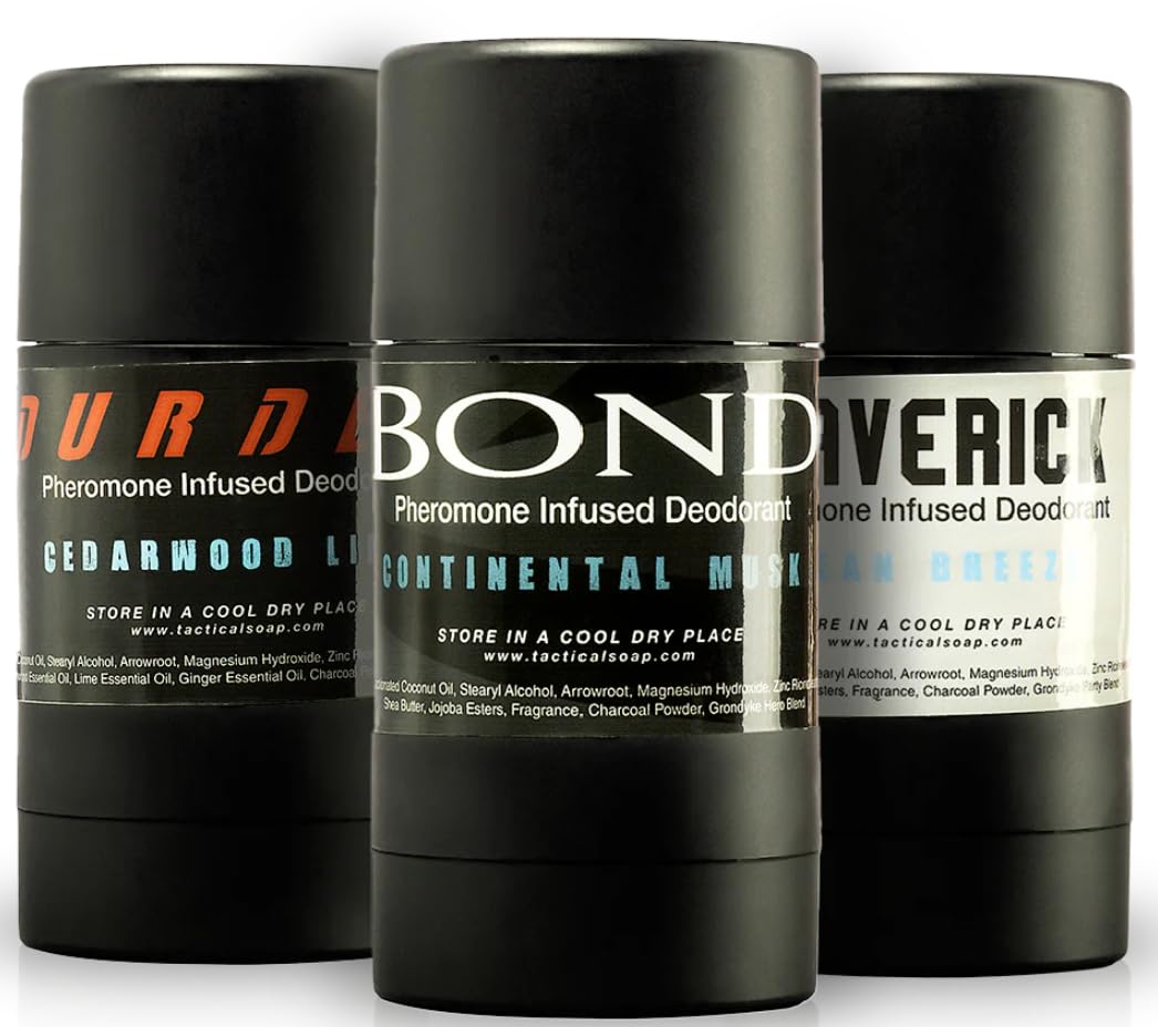 Amazon.com : Trifecta 3-Pack Pheromone Infused Natural Deodorant for ...