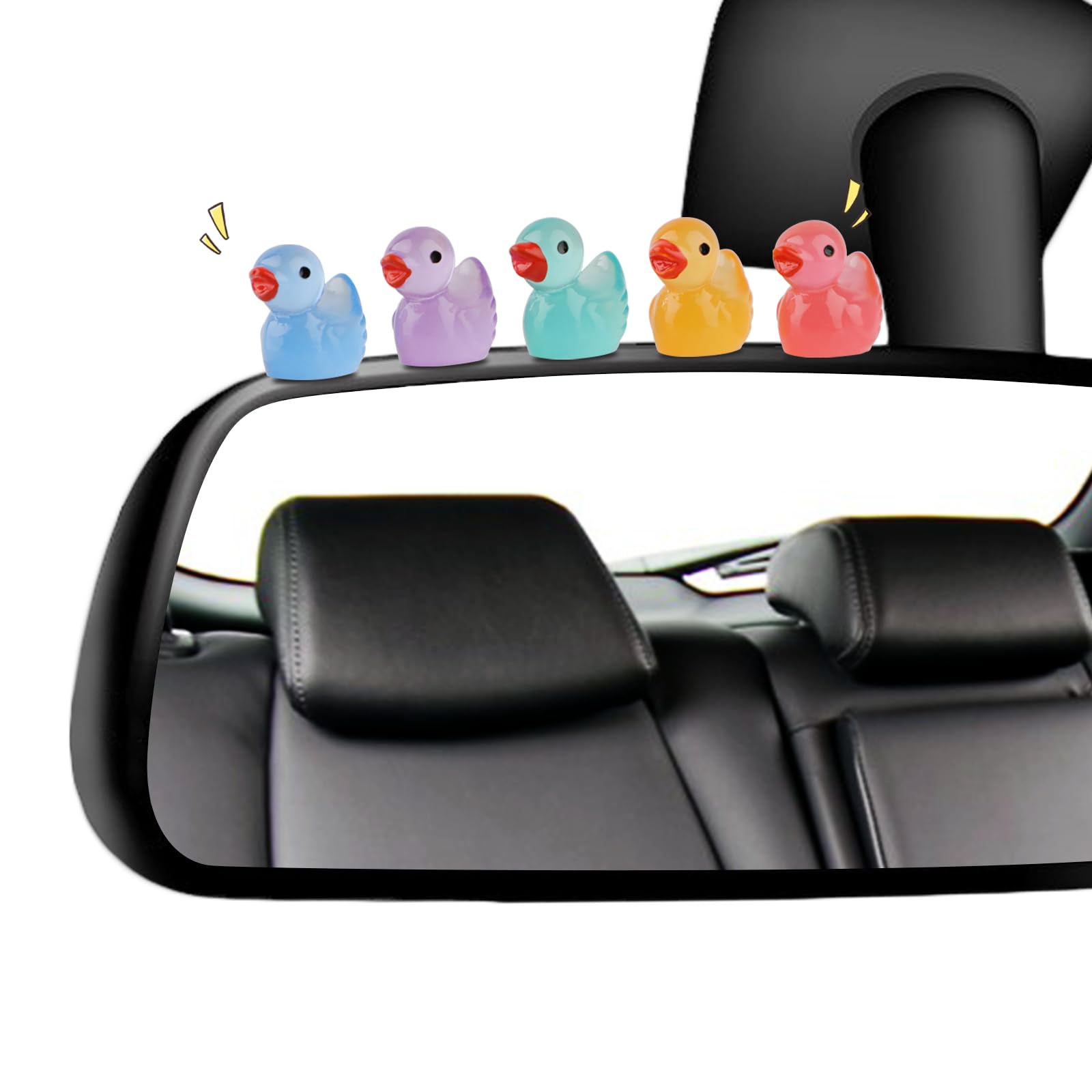Snapklik.com : Luminous Mini Ducks Car Dashboard Decors, 20 Pieces Cute ...