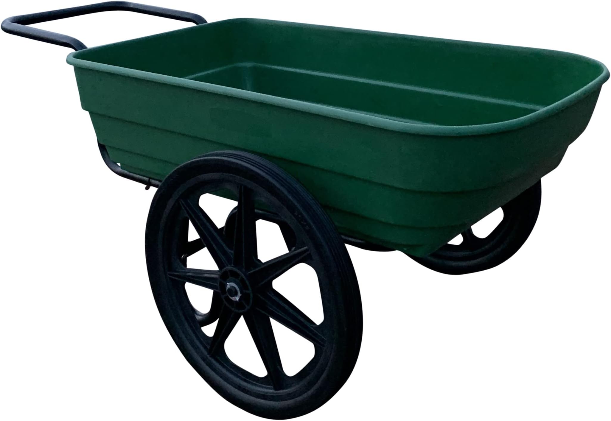 Amazon.com : Farm Tuff Durable Two Wheel Metal Utility Push Cart with ...