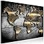 murando - Canvas Wall Art World map 120x80 cm - 1 piece Large Canvas ...