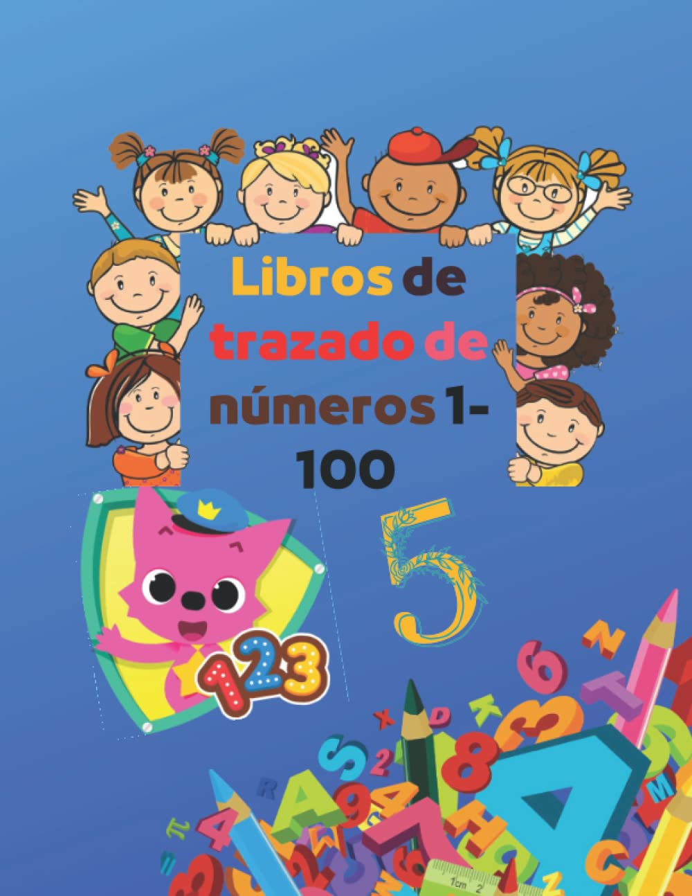 Libros de trazado de números a 1-100 para niños de preescolar y jardín ...