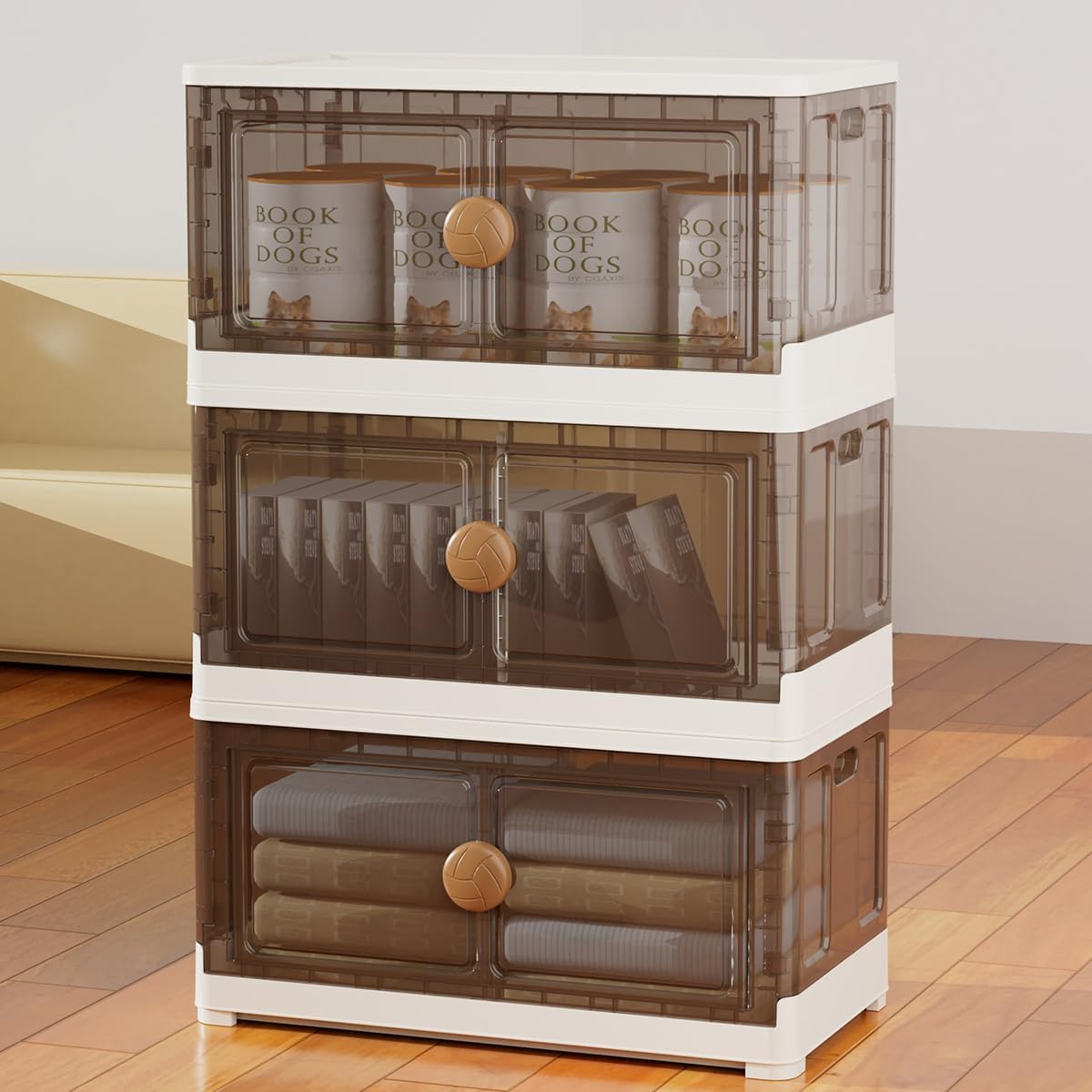 Amazon.com - MQmaiqing Storage Bins with Lids, Clothes Storage Bins ...