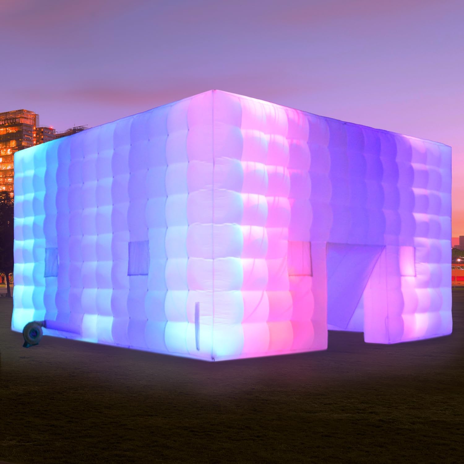 Amazon.com: Inflatable Cube Tent Nightclub Party Tents with Blower ...