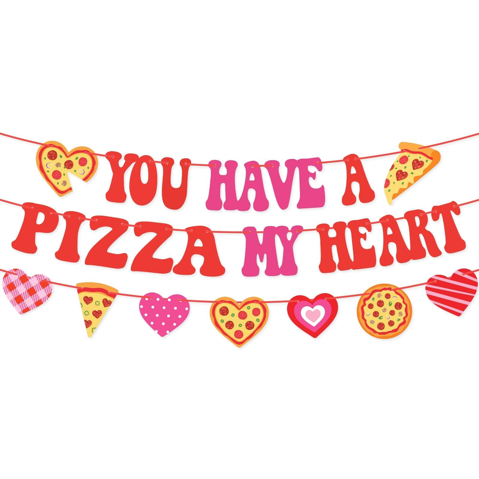 Amazon.com: Valentine’s Day You Have A Pizza My Heart Pizza Theme ...