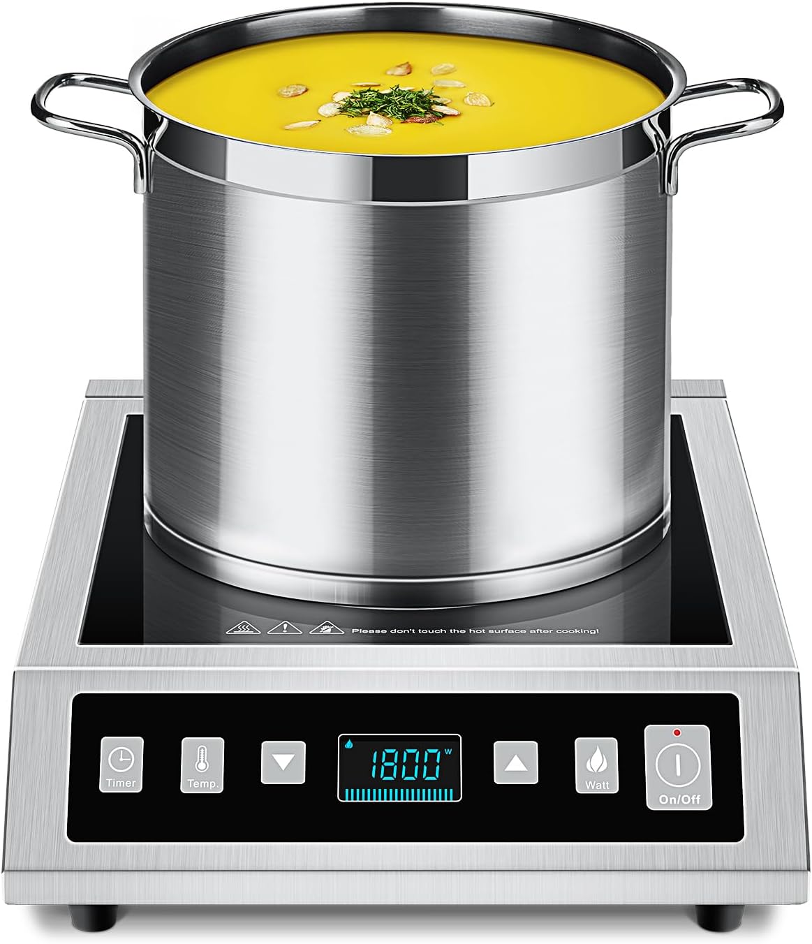 Amazon.com: AMZCHEF Induction Cooktop Commercial, Professional Portable ...