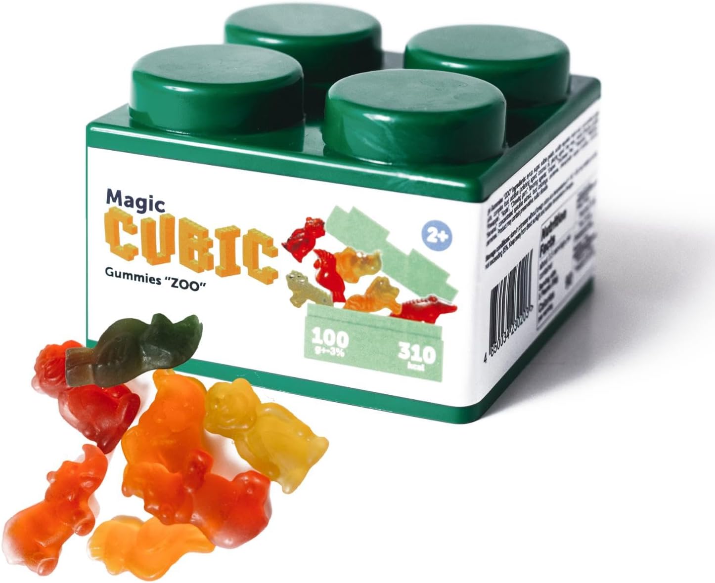 Amazon.com: Magic CUBIC Zoo Gummy Candy - Low Sugar, Gluten Free ...