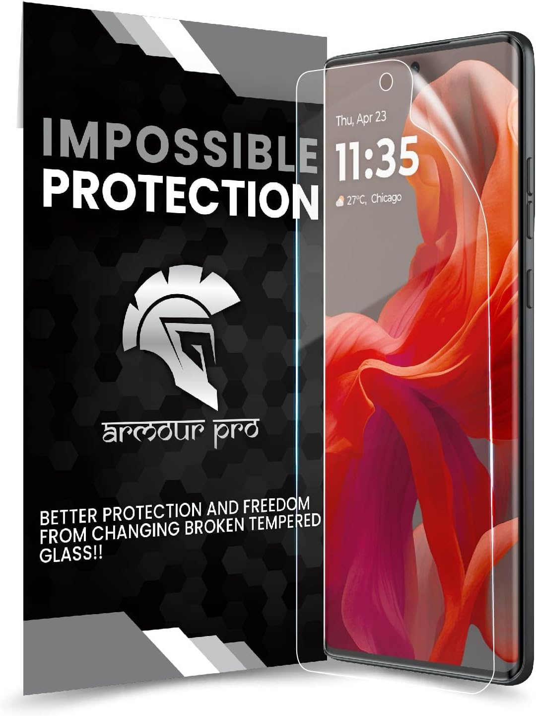 ArmourPro Plastic Screen Protector For Motorola G85 5G Smartphone-Nano ...