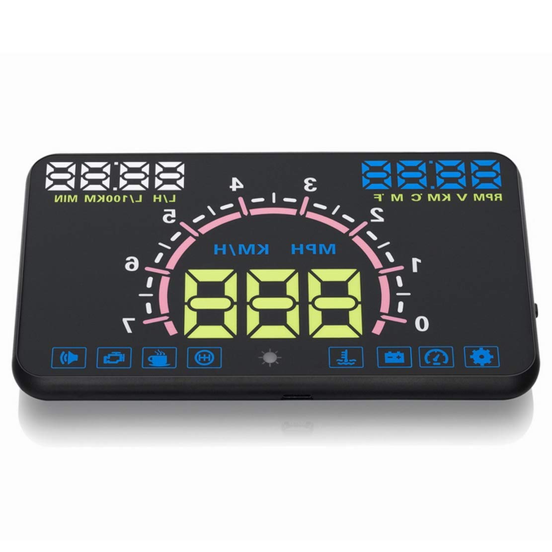 Amazon.com: WEPECULIOR Car HUD Head Up Display, E350 5.8" Digital Hud ...