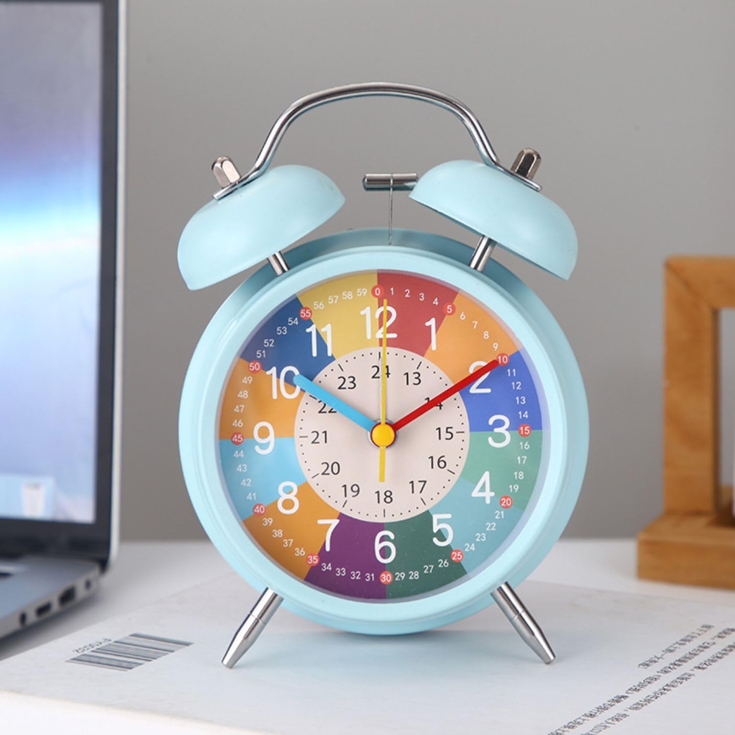 Buy FunBlast Alarm Clock for Kids - Twin Bell Metal Alarm Clock with ...
