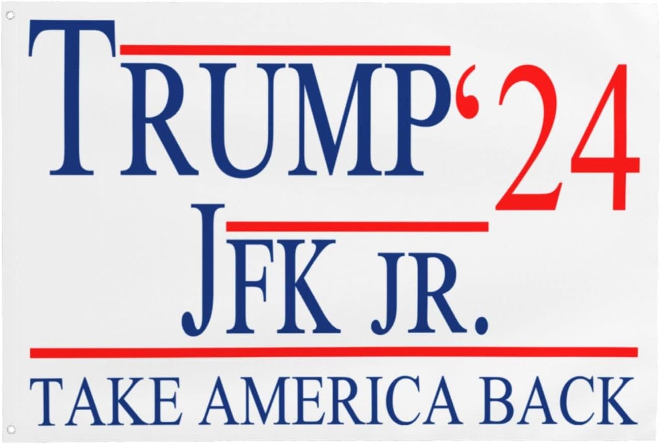 Amazon.com : Trump-JFK-Jr-2024 Gifts For Women Men Gifts Flag 4x6 FT ...