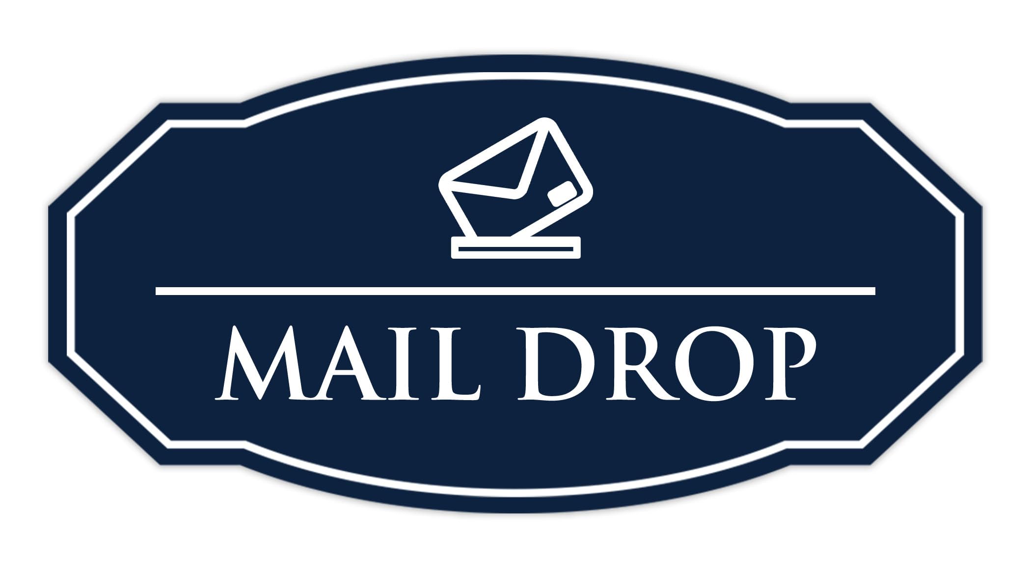 Amazon.com : Signs ByLITA Victorian Mail Drop Durable ABS Plastic ...