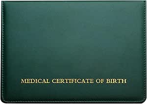 Birth Certificate Cover, PU Birth Certificate Holder Document Covers ...