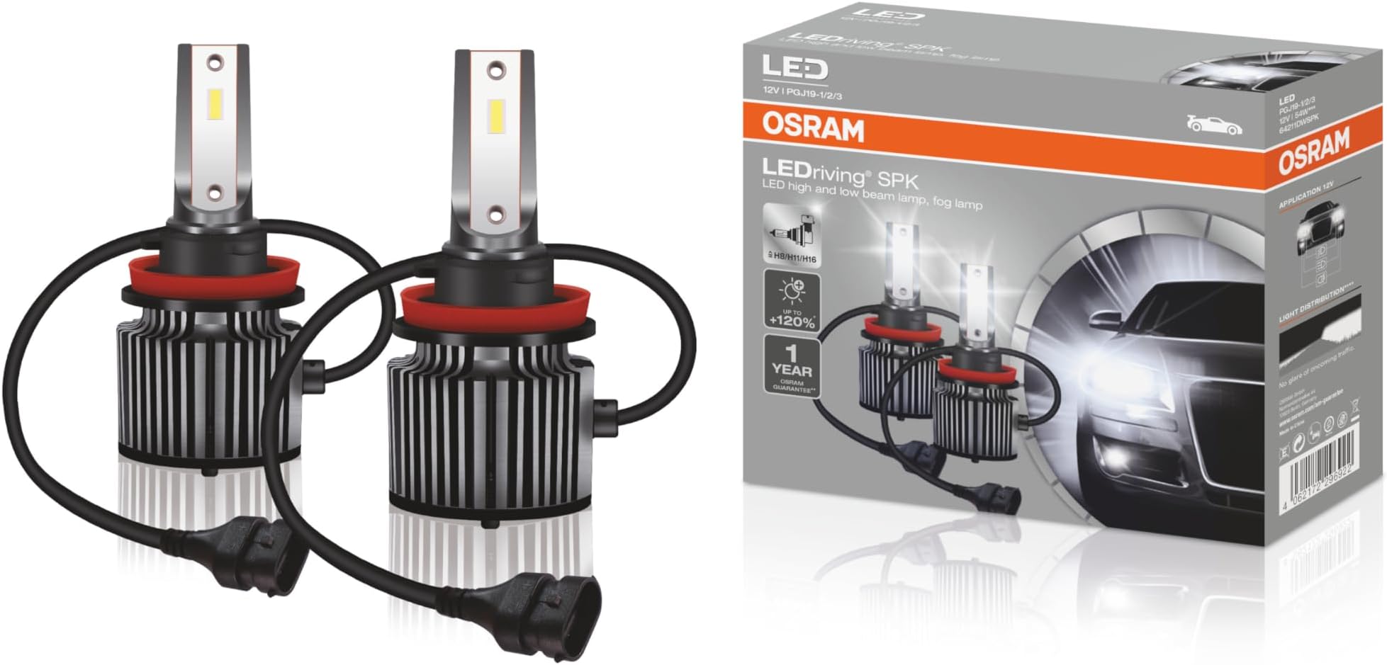 OSRAM LEDriving SPK, ≜ H8/H11/H16, OFF ROAD LED High/Low Beam Lamps ...