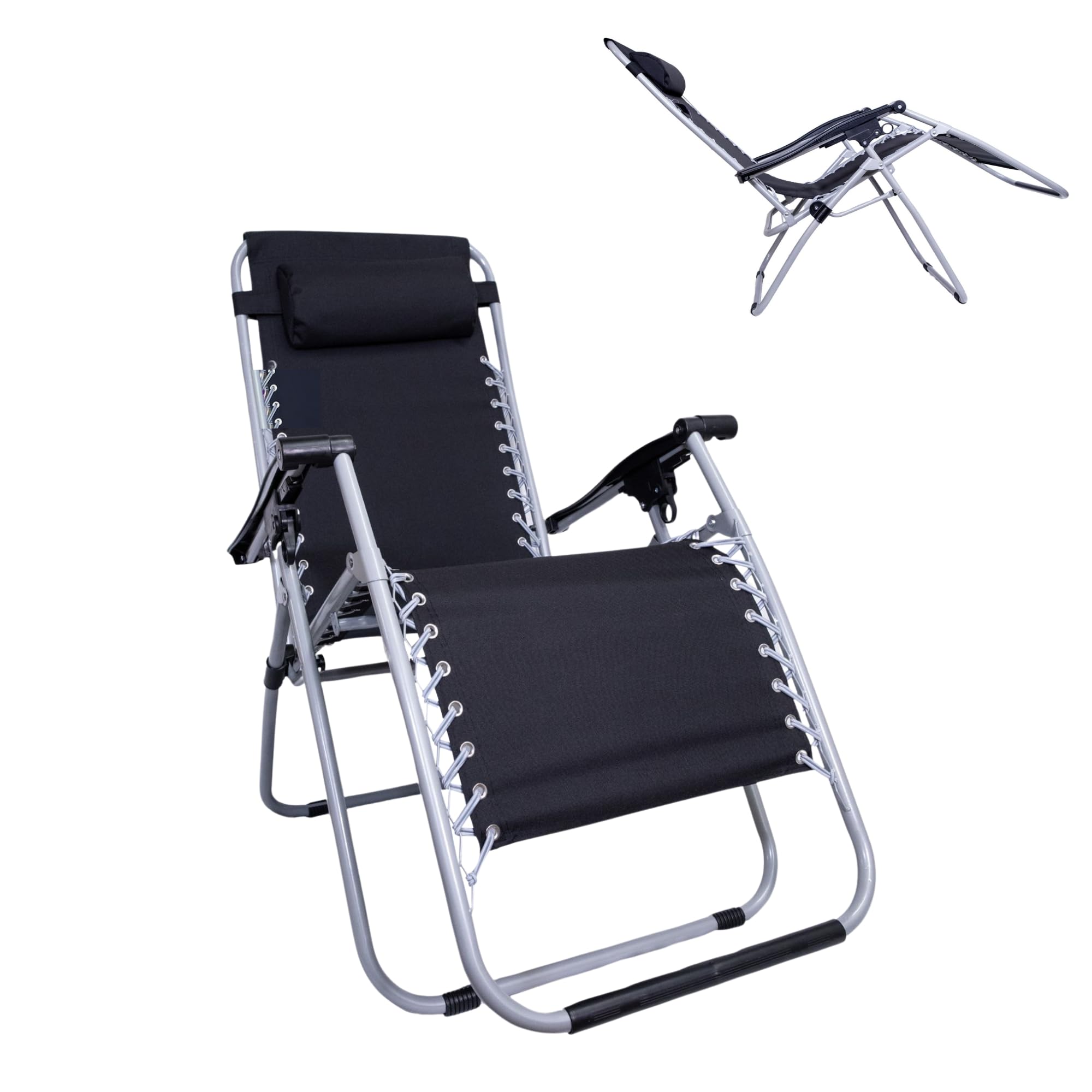 Samuel Alexander Multi Position Garden Gravity Relaxer Chair Sun ...