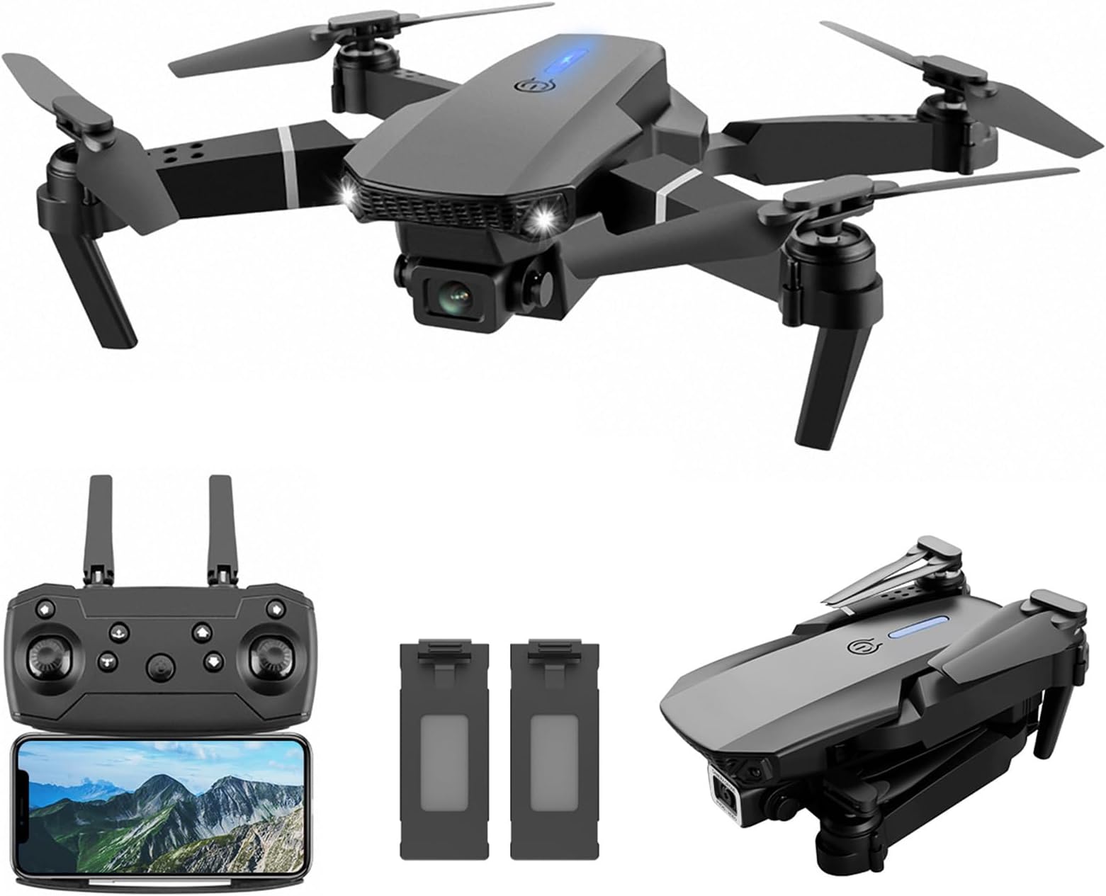 Ourlife Mini Drone con Cámara 4K Dual Hd, Drone Control Remoto ...