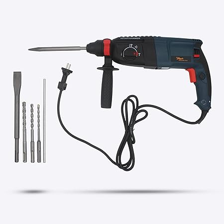 Hillgrove HGHD26DG3 All Purpose 26mm Hammer Impact Drill Machine ...