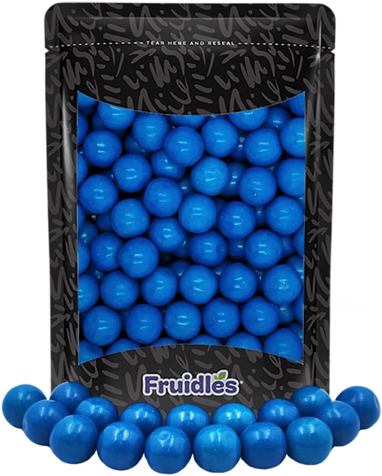Amazon.com : Fruidles Blueberry Smoothie Chewing Gum Balls Flavored ...