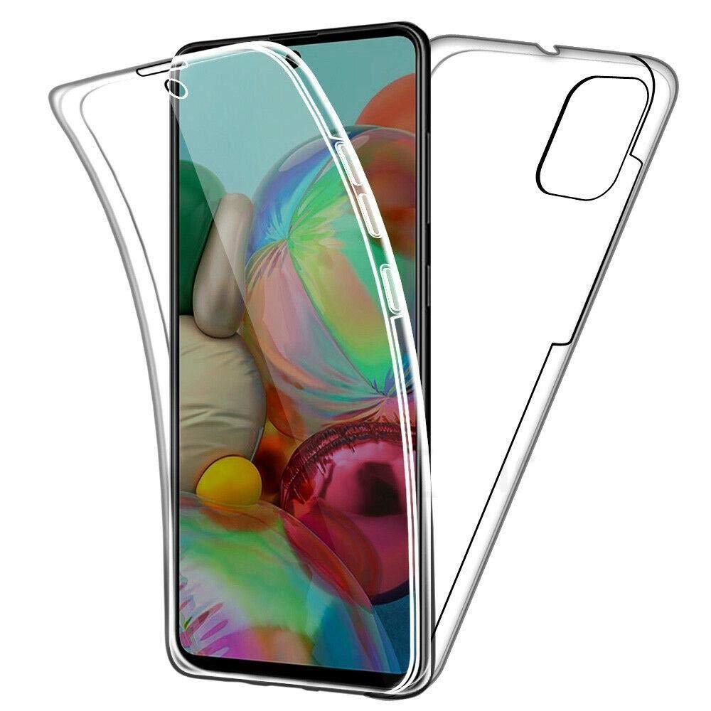 NWNK13 Samsung Galaxy A51 Case Crystal Clear Slim Fit Front & Back 360 ...