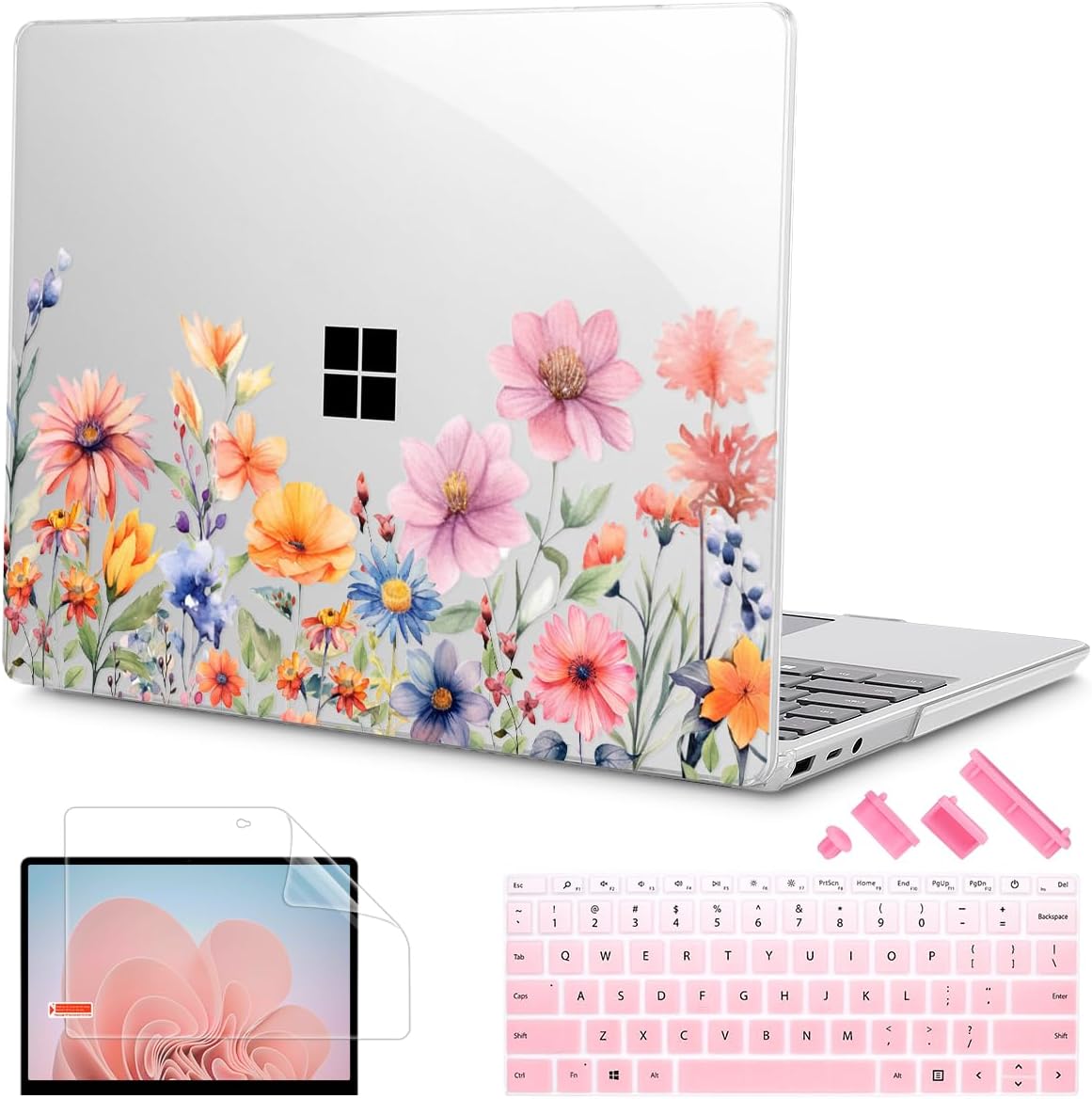 Amazon.com: Mektron Surface Laptop Go 12.4 inch Case Compatible with Go ...