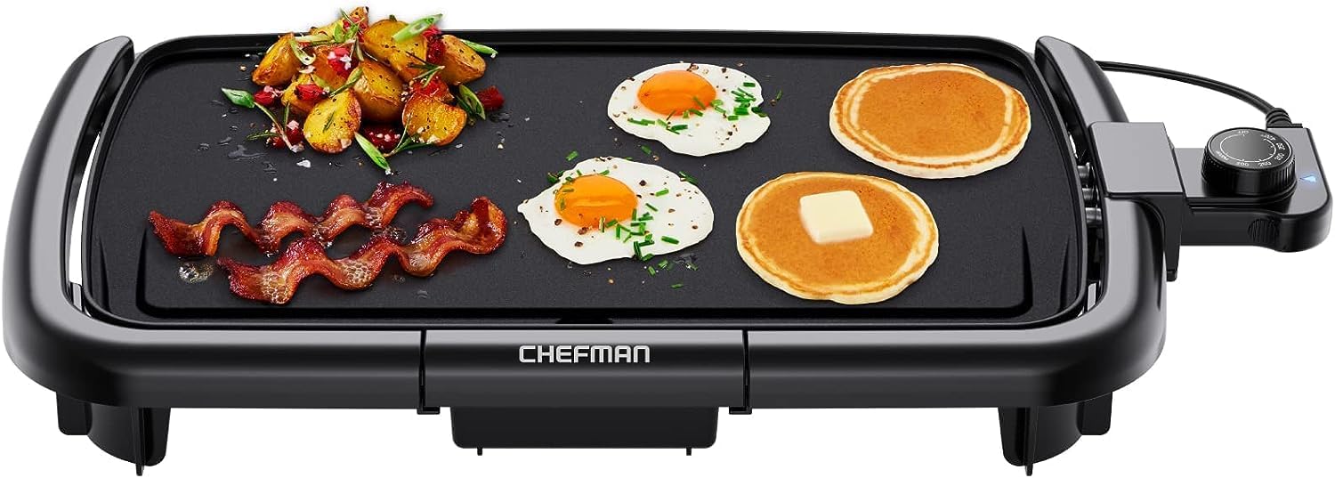Amazon.com: Chefman XL Electric Griddle with Removable Temperature ...