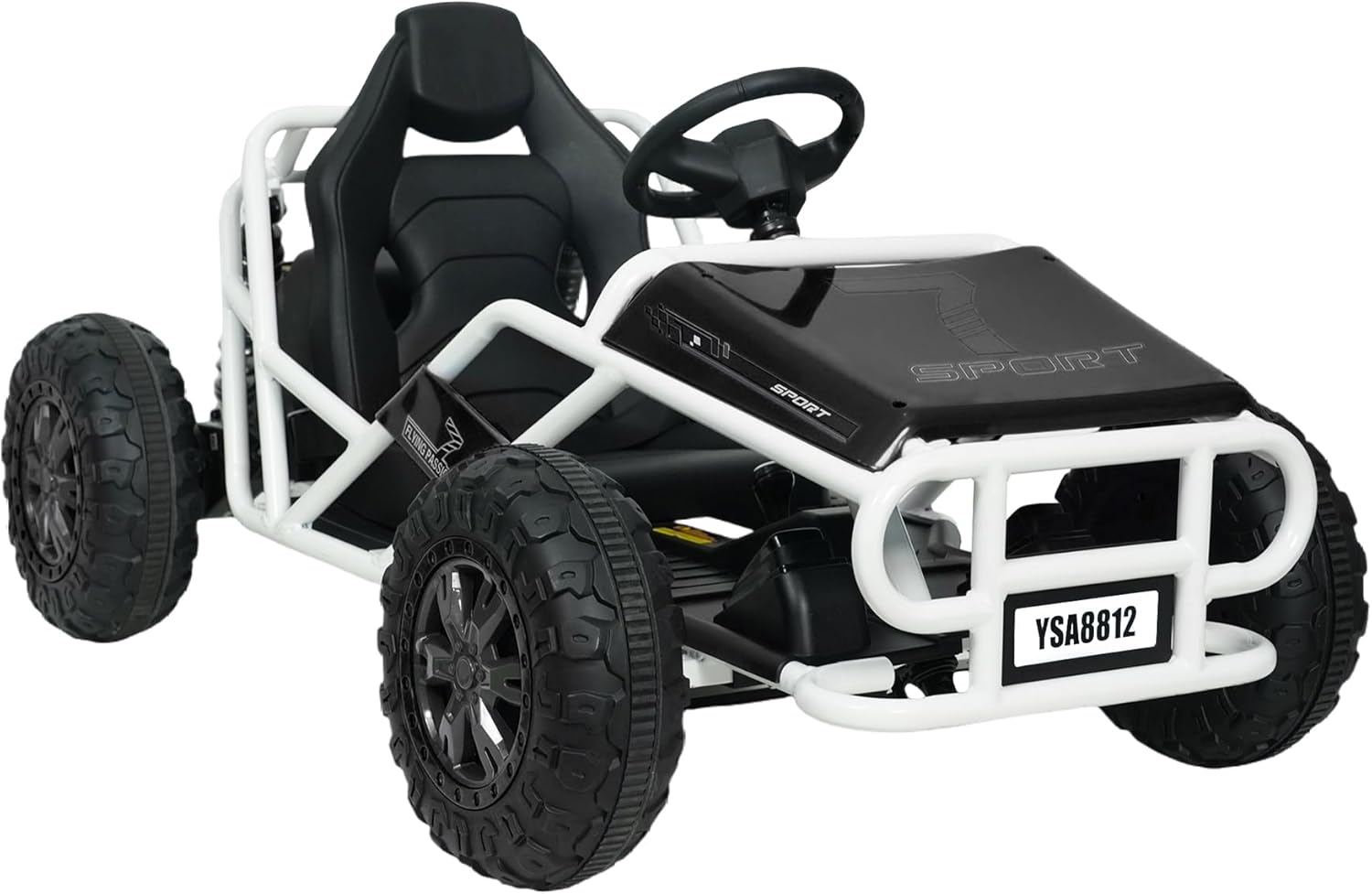 Amazon.com: 24V 7AH Ultimate Go Kart for Kids Age 6+, 2x200W Motors Off ...