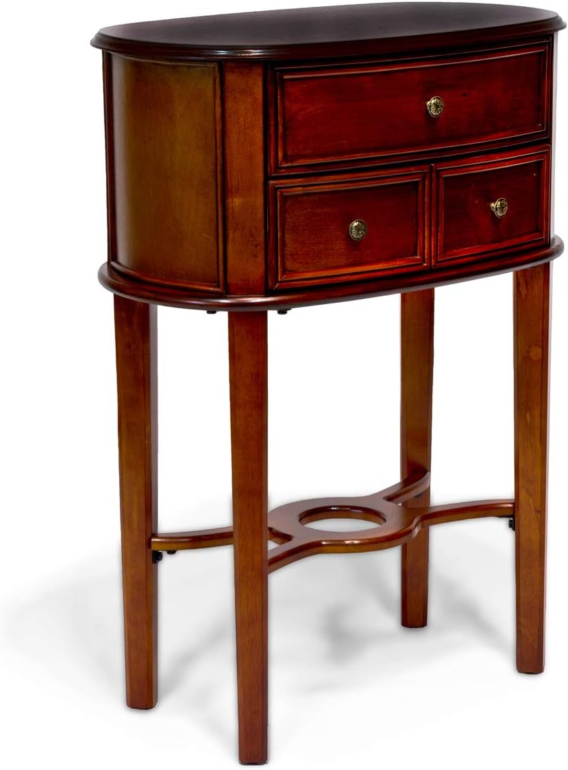 Amazon.com: All Things Cedar Cherry Hall Table, Cherry : Home & Kitchen