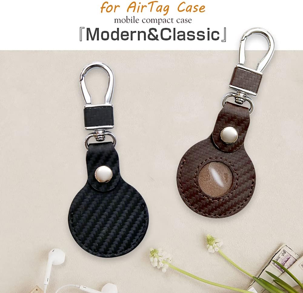 shttown 本革 キーホルダー コインケース キーケース AirTag Edyコイン フェリカ ICチップ メンズ オシャレ ブラック 最も優遇の
