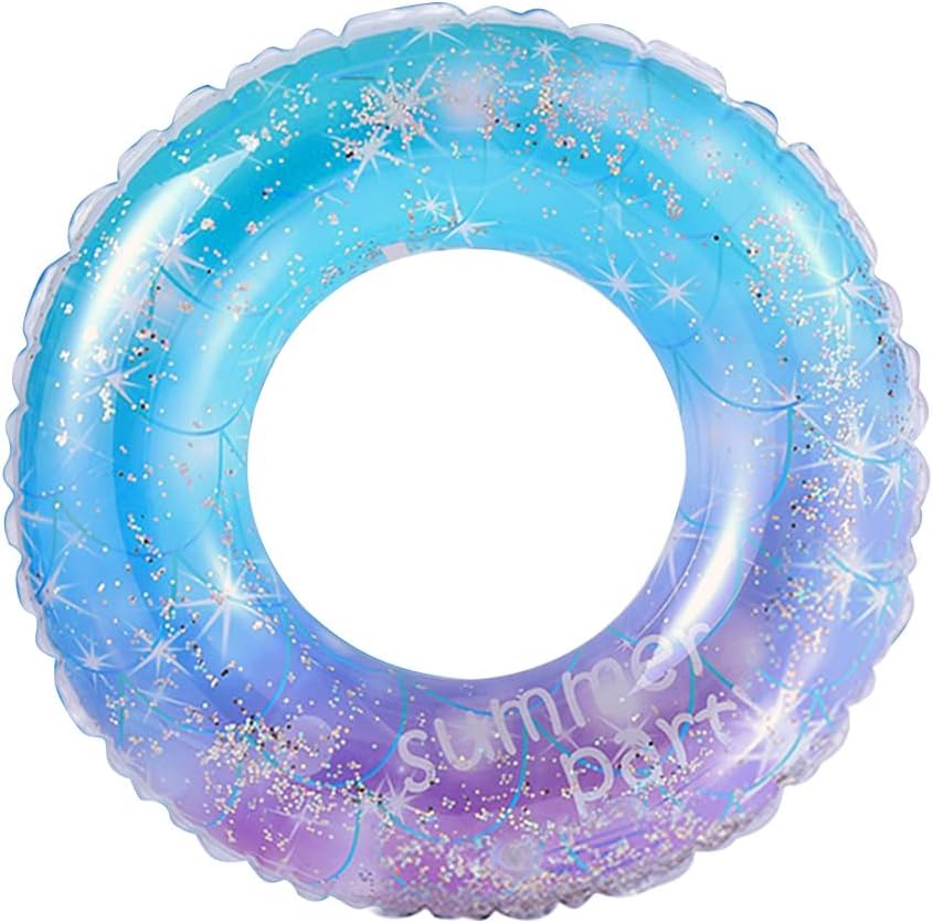 Amazon.com: BEIDUOYANG Swim Circle Colorful PVC Pool Tube for Swimming ...
