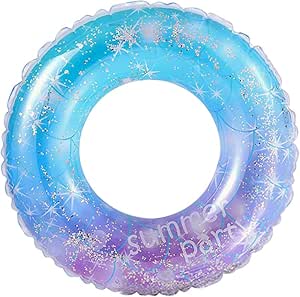 Amazon.com: BEIDUOYANG Swim Circle Colorful PVC Pool Tube for Swimming ...