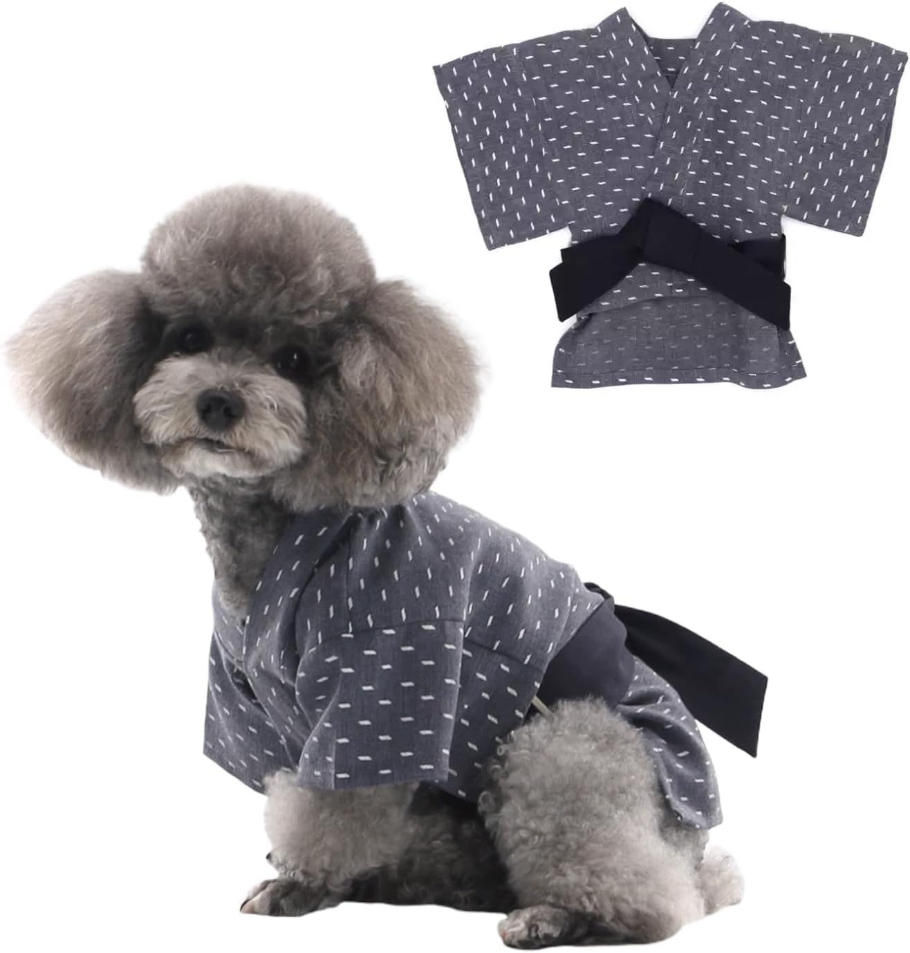 Amazon.com : MANON ROSA Dog Costume Japanese Yukata Kimono ...