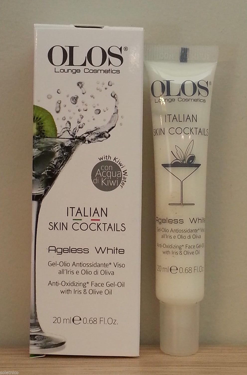 Olos Italian Skin Cocktails - AGELESS WHITE Gel Antioxidant Oil 20 ml ...