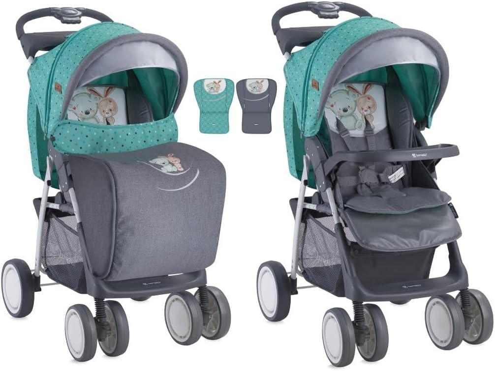 Lorelli Luxury Baby Stroller for Newborn Babies with Winter Cover and ...