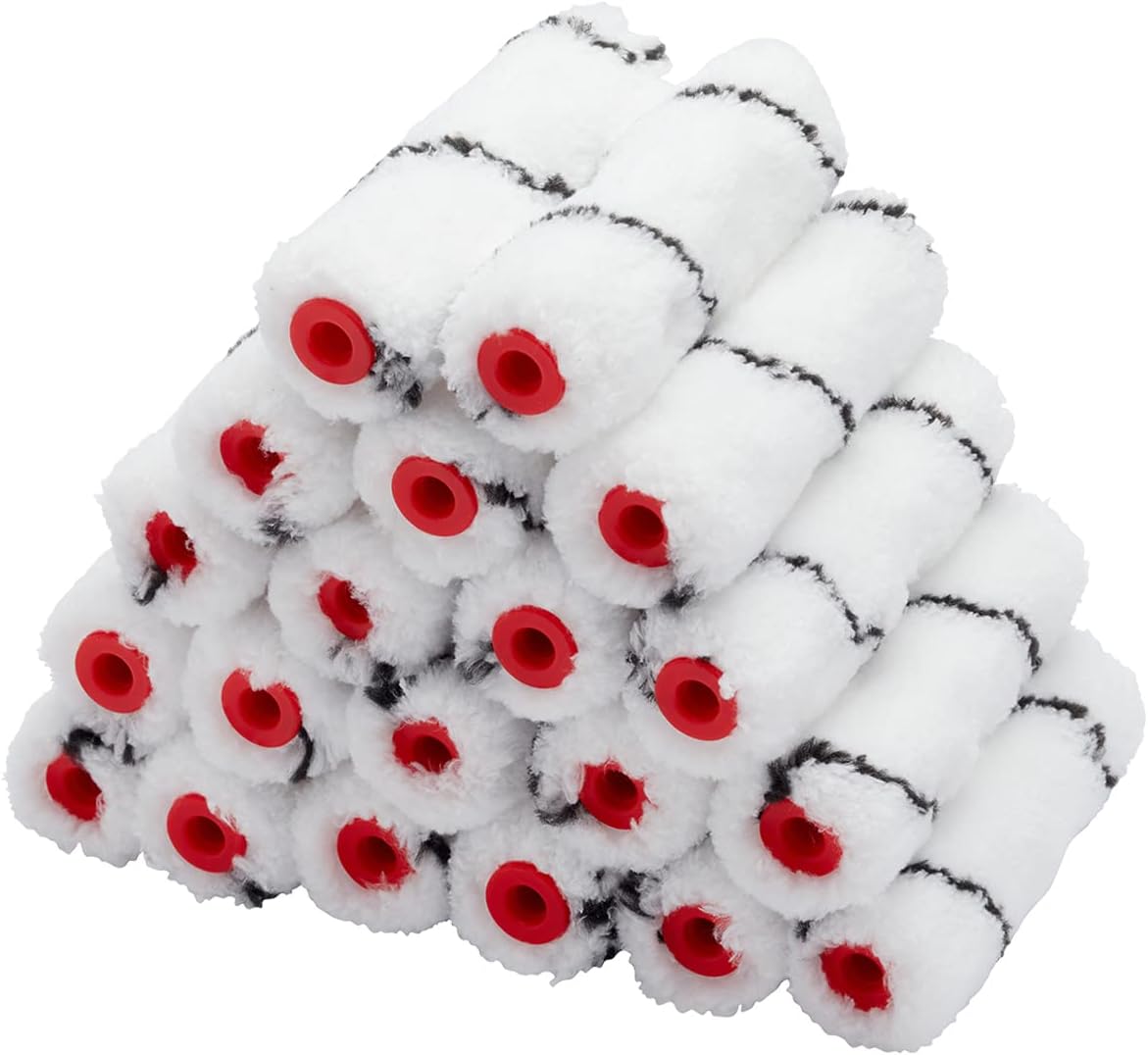 ProDec Advance Big Box 20 Pack 4 inch Medium Pile Microfibre Mini Paint ...