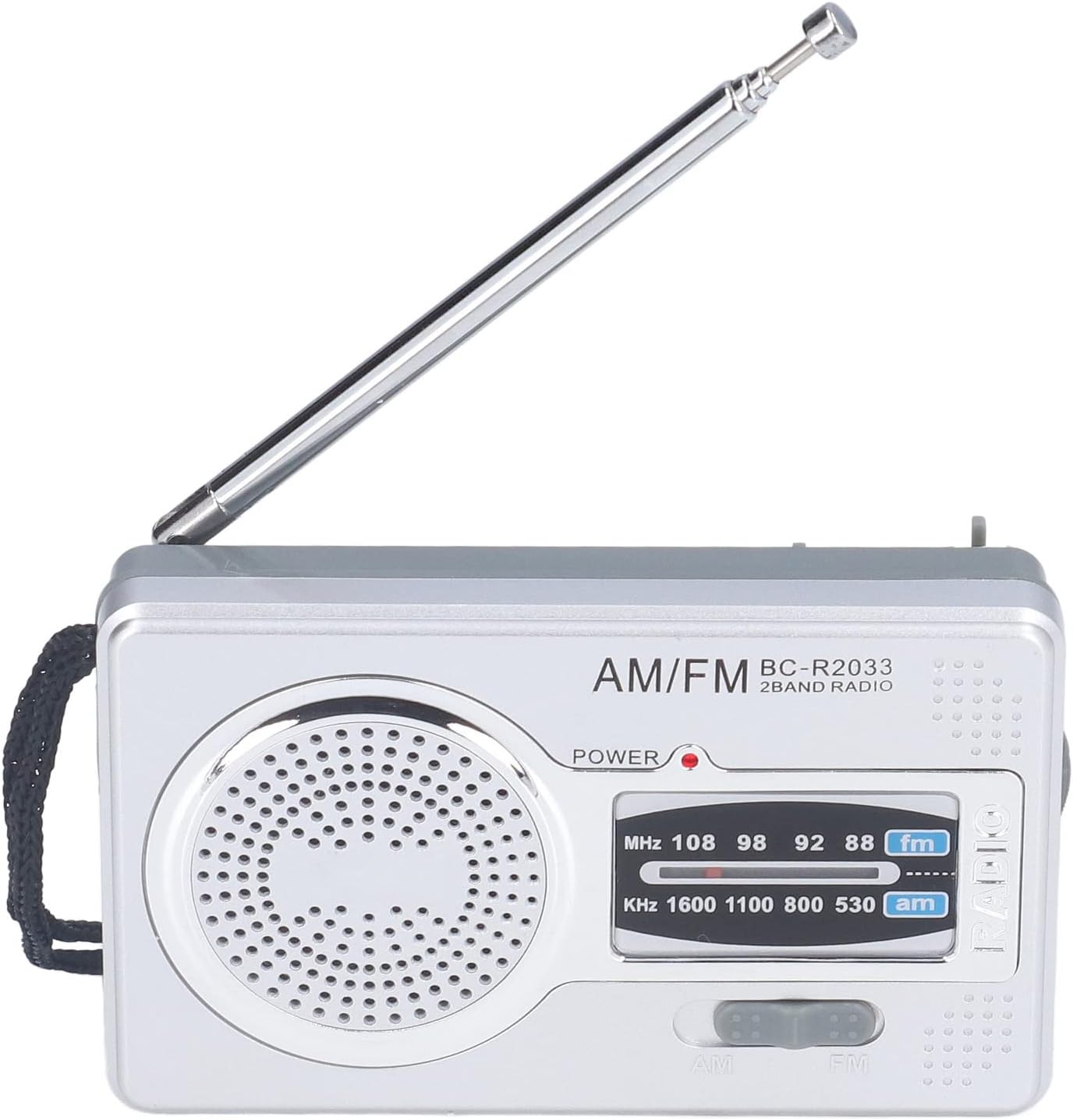 Keenso Portable AM FM Radio, Battery Powered, Waterproof, Plastic ...