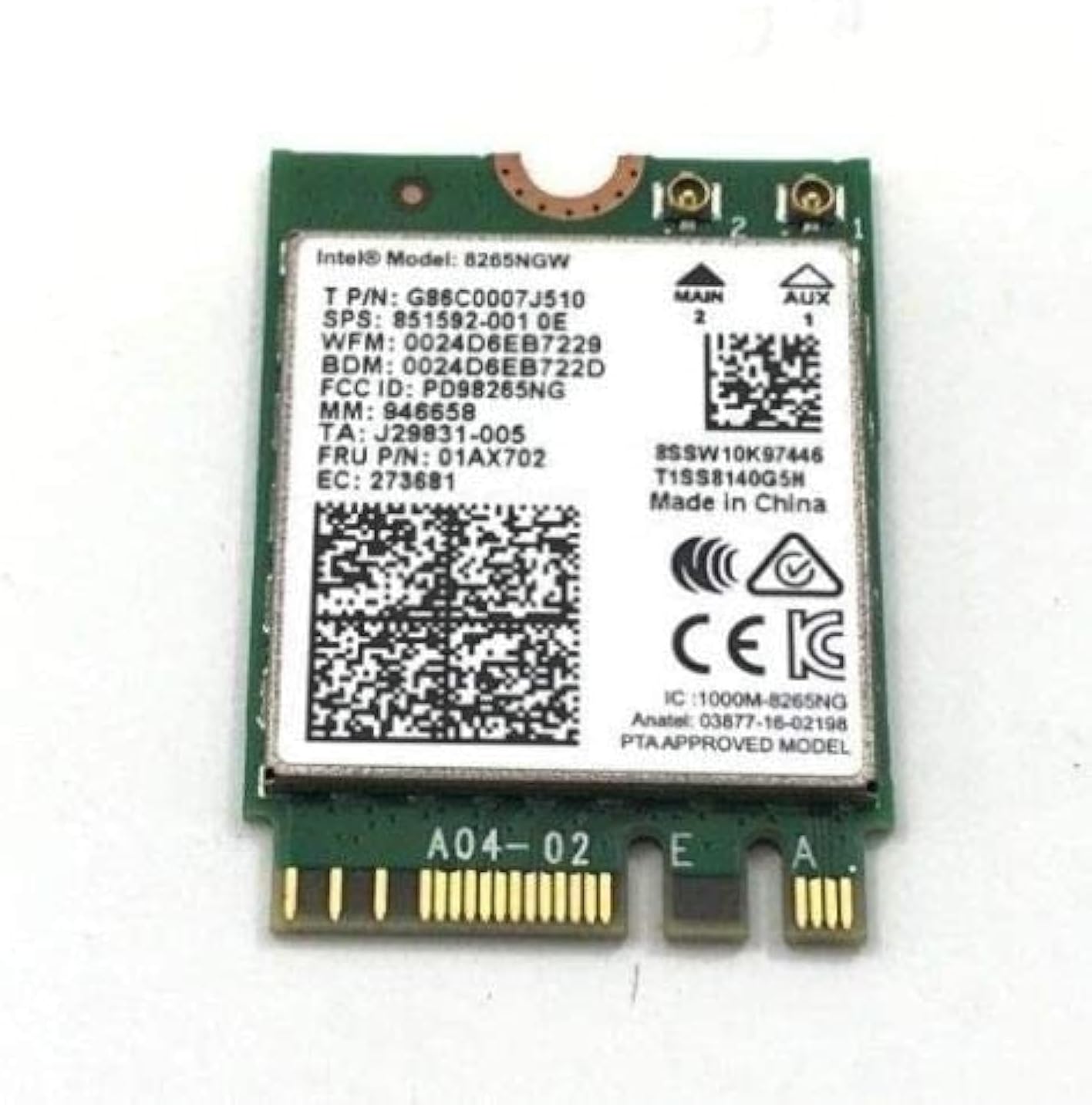 Amazon.com: New Genuine WiFi for Lenovo ThinkPad Wireless WiFi Card ...