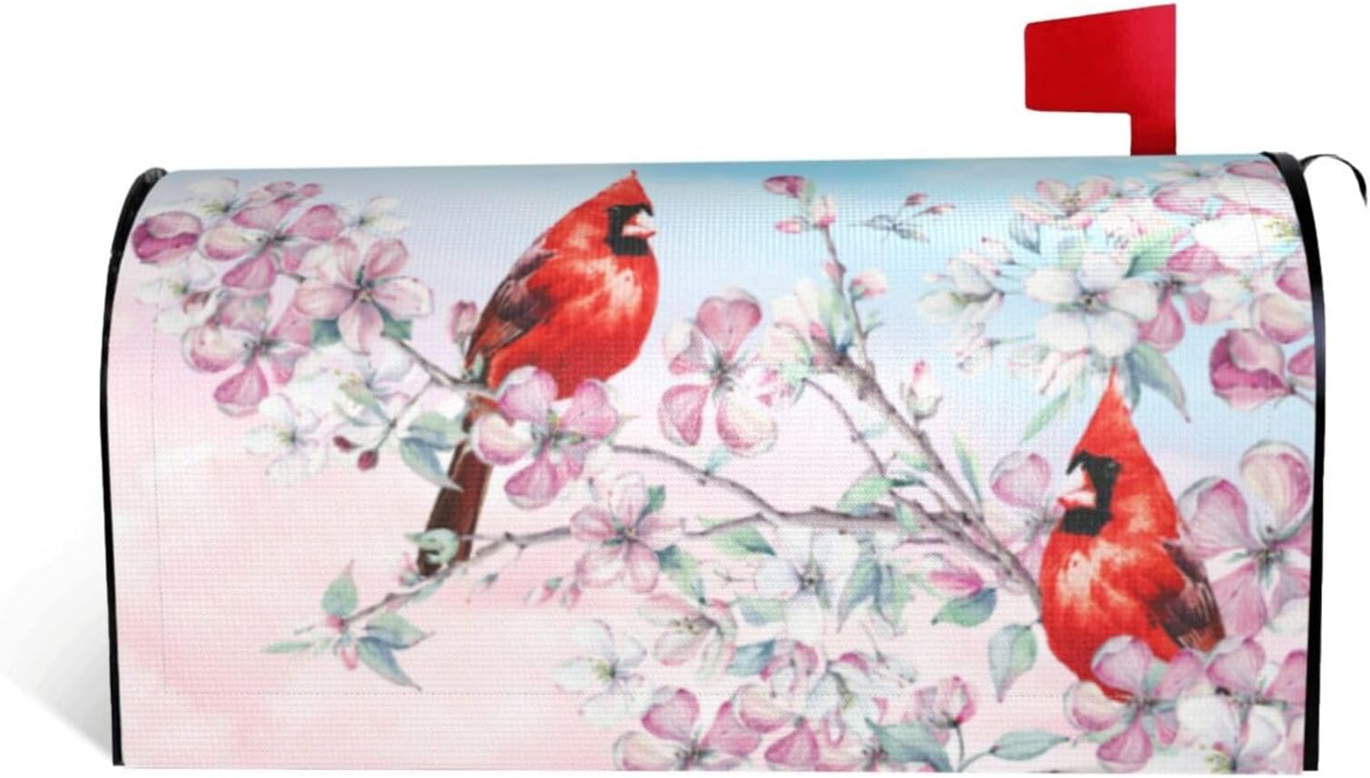Galguz Mailbox Cover, Winter Cardinal Red Birds Magnetic Mailbox Cover ...