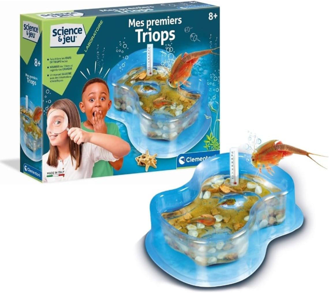 Clementoni Mes Premiers Triops Kit Éducatif STEM Biologie Aquatique
