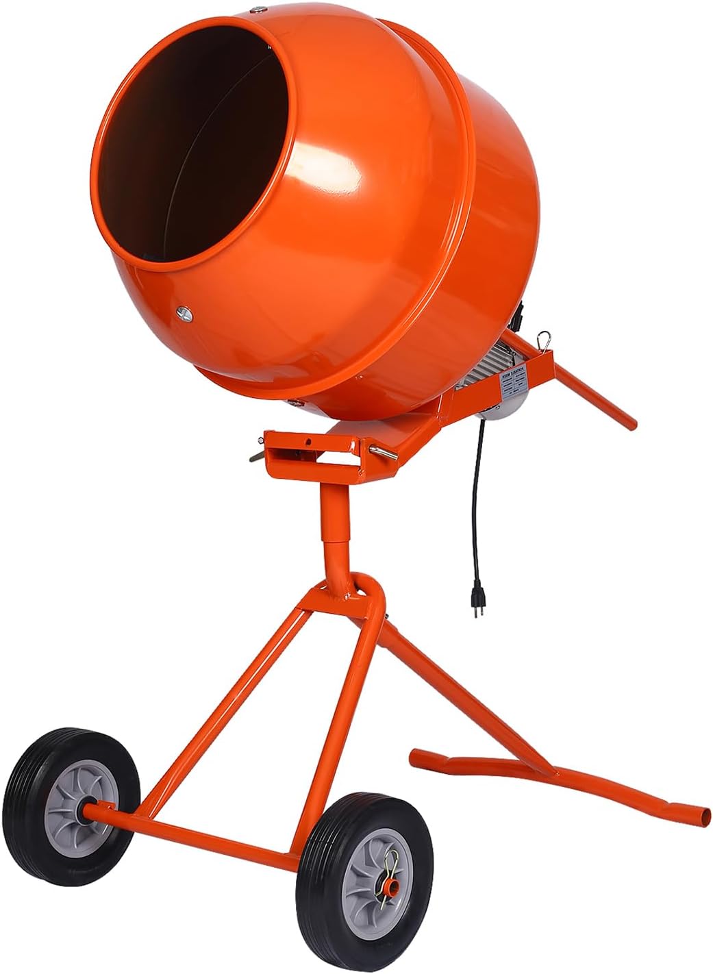 Amazon.com: 5 CU FT Electric Cement Mixer, Portable Electric Concrete ...