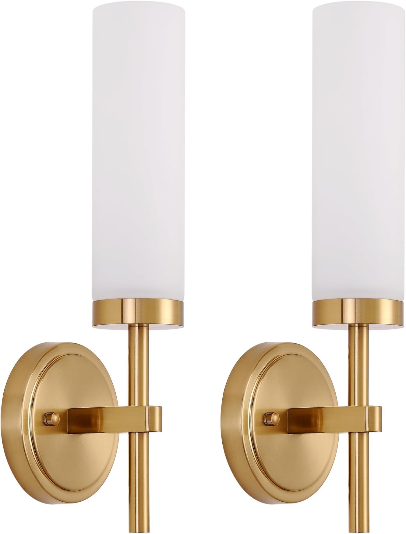 Gold Bathroom Wall Sconces Set of 2, Modern Sconces Wall Lighting ...