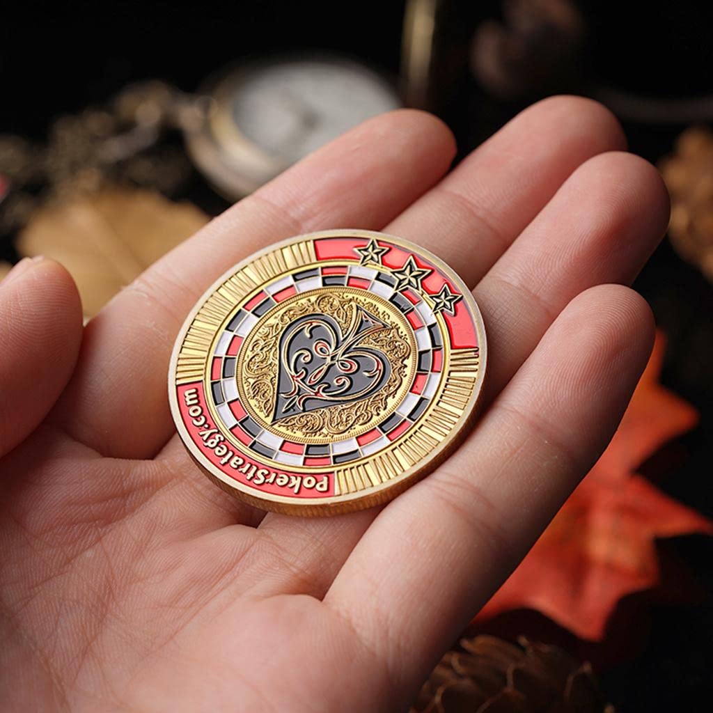 THE STYLE SUTRA Gold Plate Coin Commemorative Coin Club Game Poker Chip ...