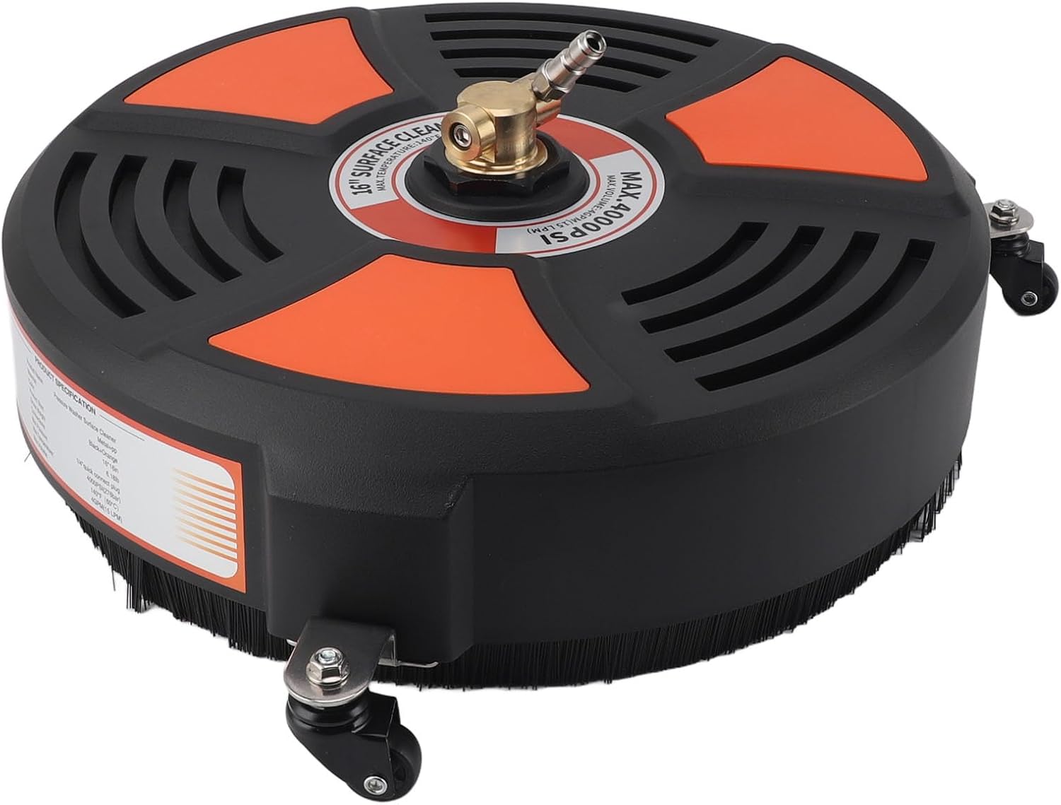 Amazon.co.jp: High Pressure Washer Surface Cleaner, Round Power Washer ...