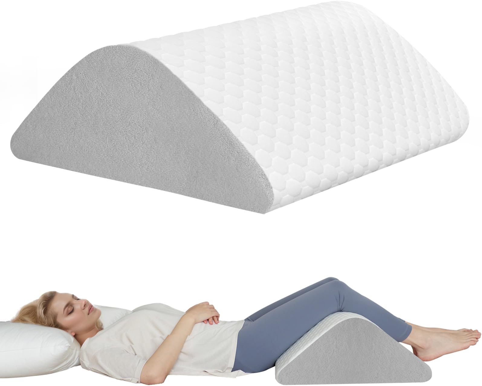 Amazon.com: Ziiyllean Wedge Pillow for Knee Bed Wedge Pillow for ...