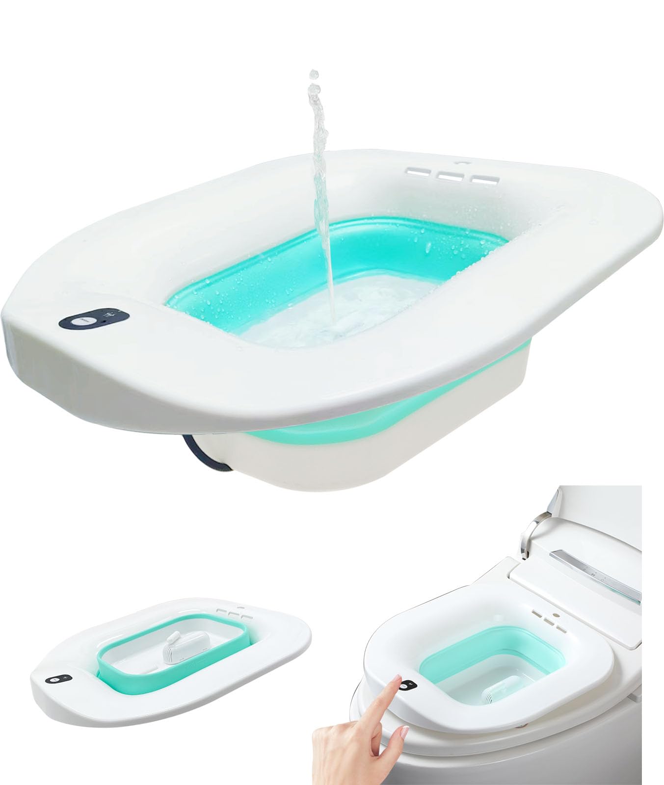 Amazon.com: Electric Sitz Bath for Toilet Seat Hemorrhoids Sitz Bath ...