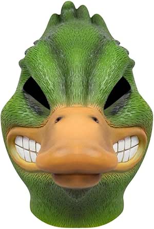Amazon.com: Angry Duck Mask - Latex Funny Cartoon Animal Face Cover ...