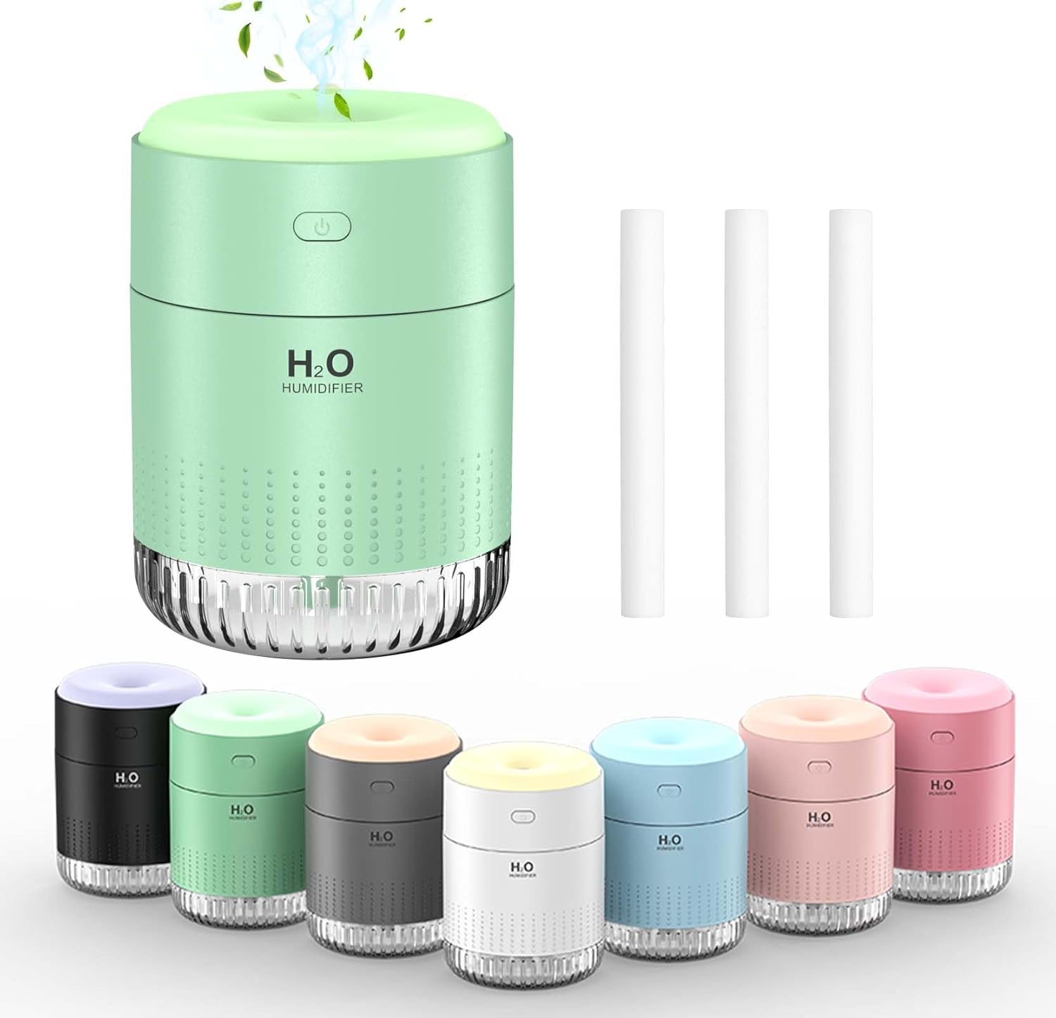 Amazon.com: SZO Colorful Mini Humidifier, USB Rechargeable Humidifier ...